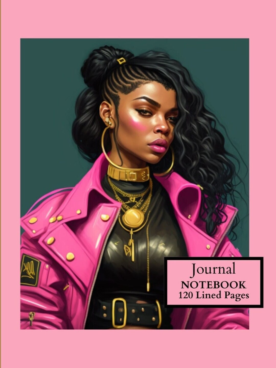 Pretty Girls Boss Chick Lined College Ruled Notebook Journal, Fashion ...