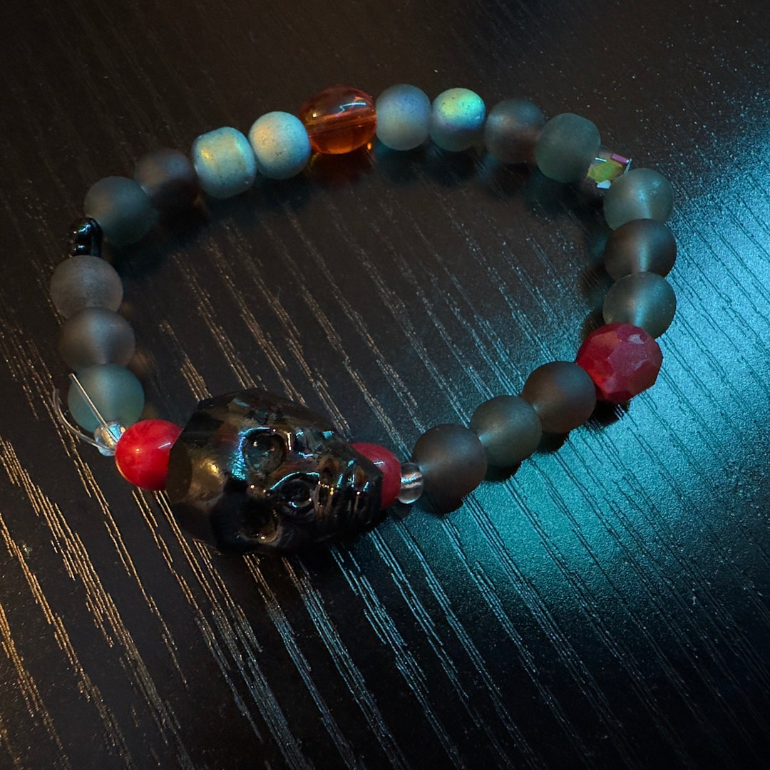 Halloween Spooky Goth Bracelet - Etsy