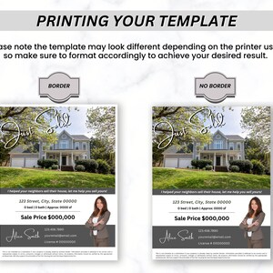 Just Sold Flyers Just Sold Mailers Real Estate Marketing Real Estate ...