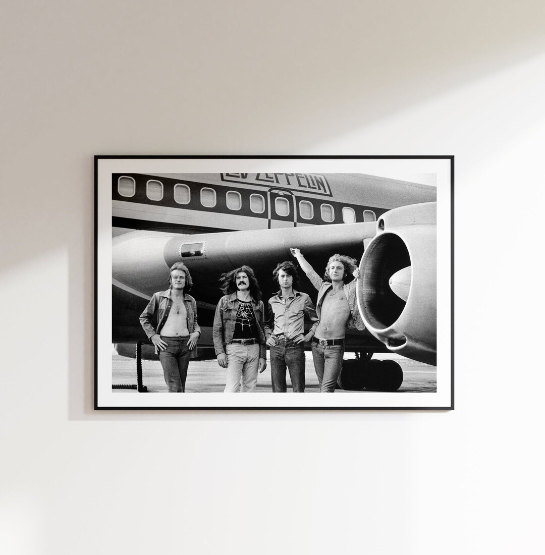 Led Zeppelin, Black and White Photography Prints, Led Zeppelin Poster ...