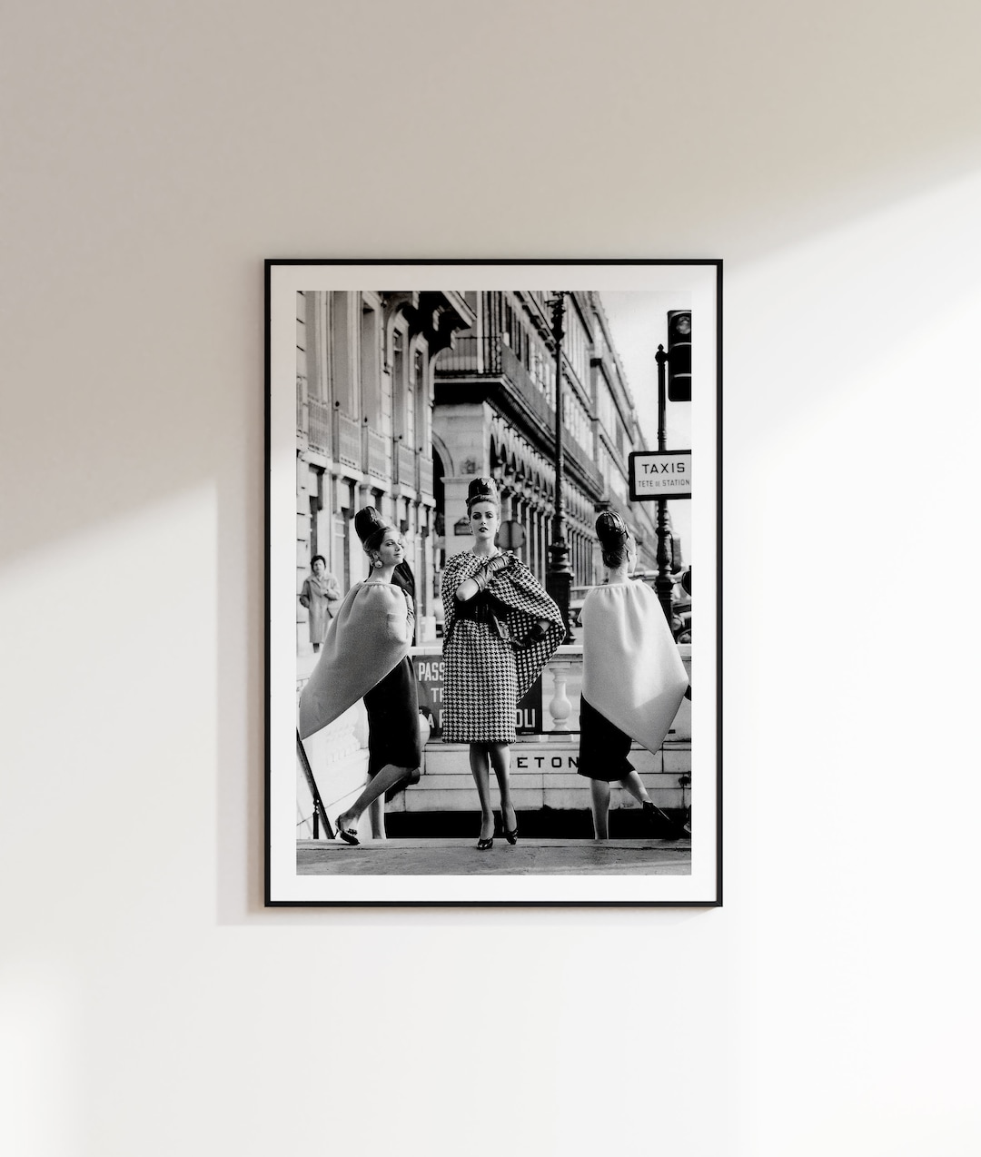 Vintage Fashion Print, Black and White Photography Prints, High Fashion ...