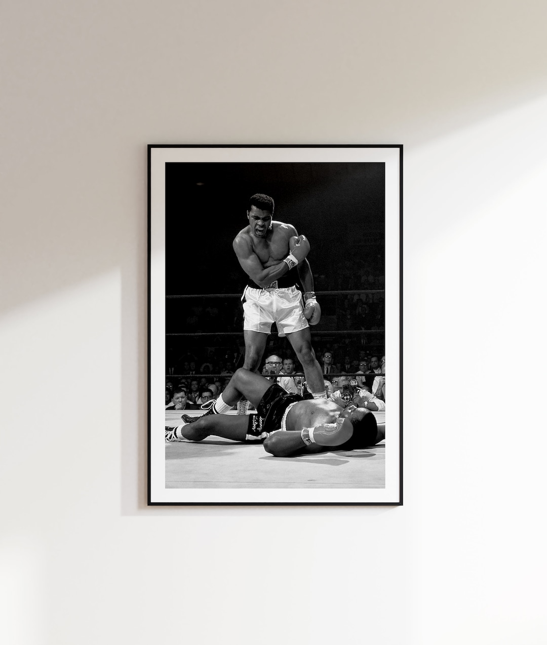 Muhammad Ali Poster, Black and White Photography Prints, Muhammad Ali ...