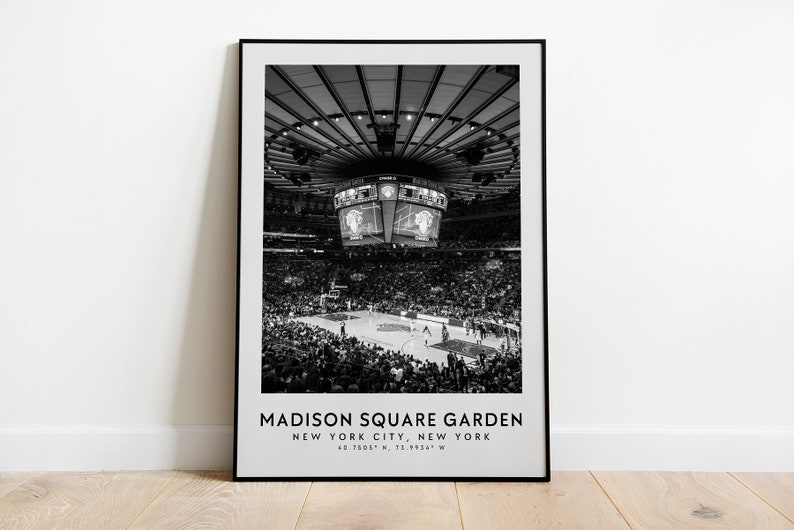 Madison Square Garden Poster New York Knicks Stadium Print - Etsy