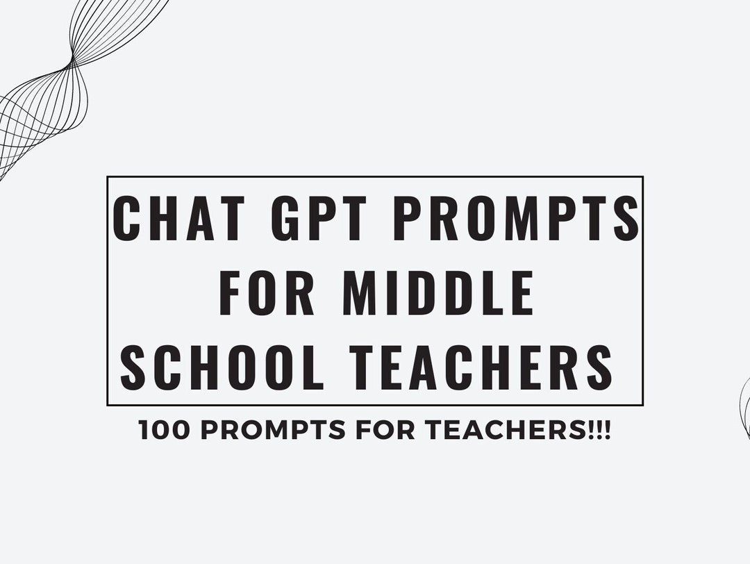Chat GPT Prompts for Teachers!!! - Etsy