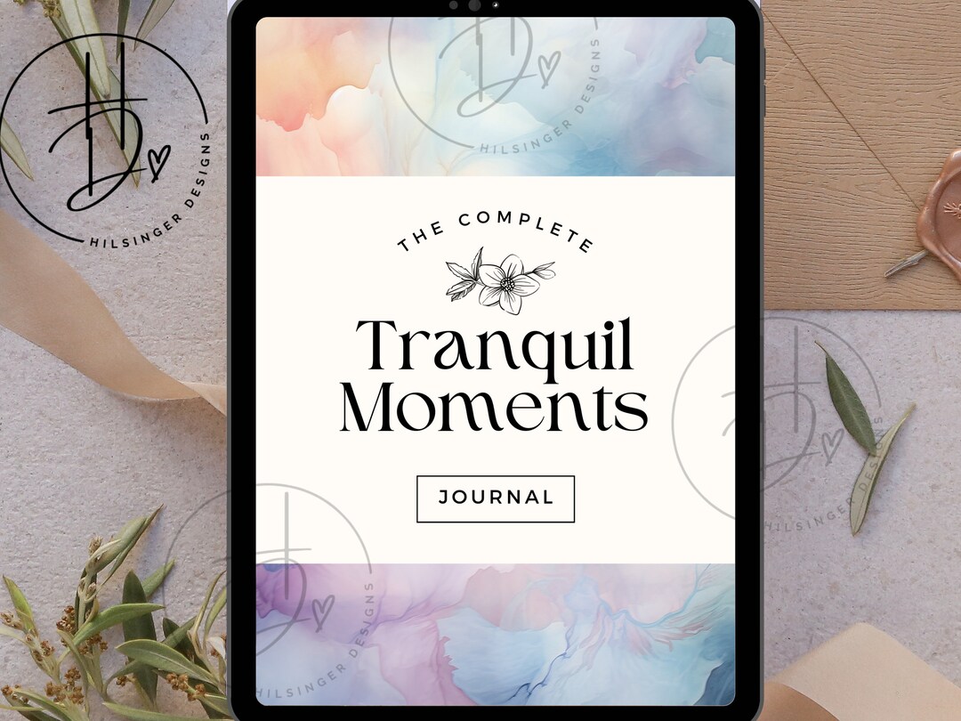 Tranquil Moments Journal Inner Peace Journal Zen Notebook Gratitude ...