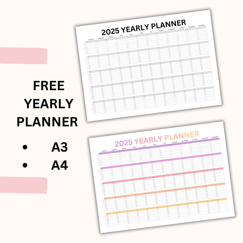 Printable Cute Pink Monthly Planner 2025 With Quotes, Cute Pink 2025 ...