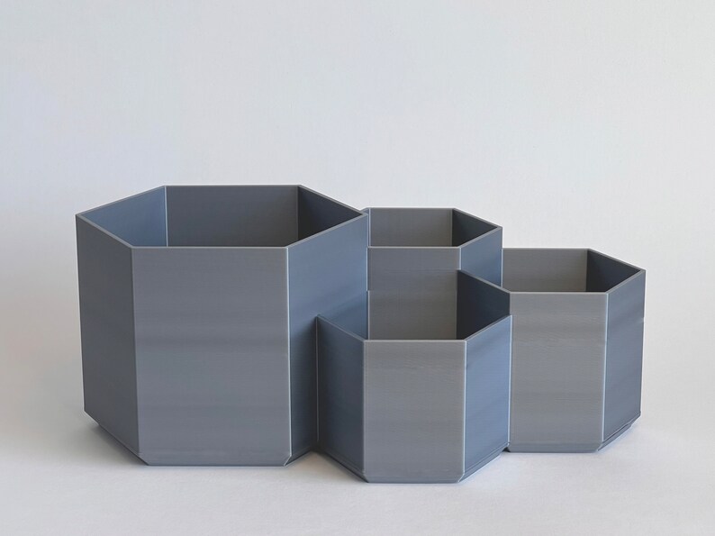 Modern Hexagon Planter - Etsy