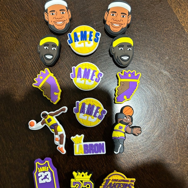 Lebron James Charm Crocs - Etsy