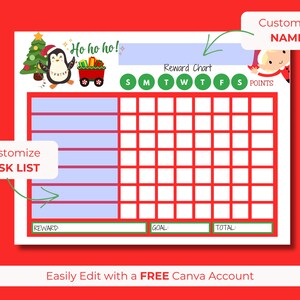 Chore Chart for Kids Printable, Toddler Chore Chart, Digital Download ...