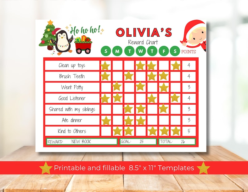 Chore Chart for Kids Printable, Toddler Chore Chart, Digital Download ...