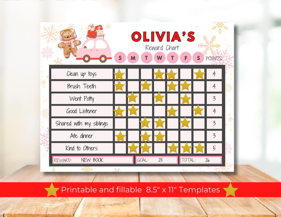 Chore Chart for Kids Printable, Toddler Chore Chart, Digital Download ...