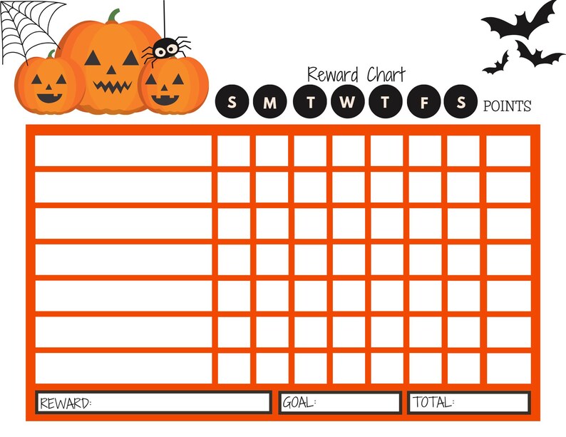 Chore Chart for Kids Printable, Toddler Chore Chart, Digital Download ...