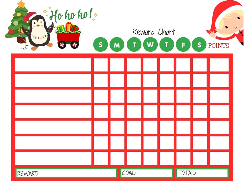Chore Chart for Kids Printable, Toddler Chore Chart, Digital Download ...