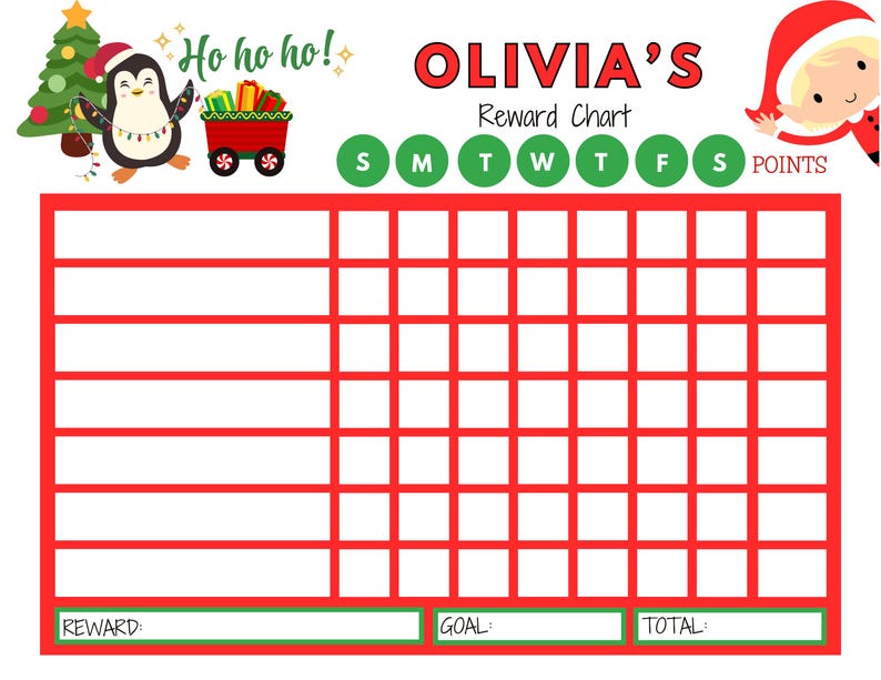 Chore Chart for Kids Printable, Toddler Chore Chart, Digital Download ...