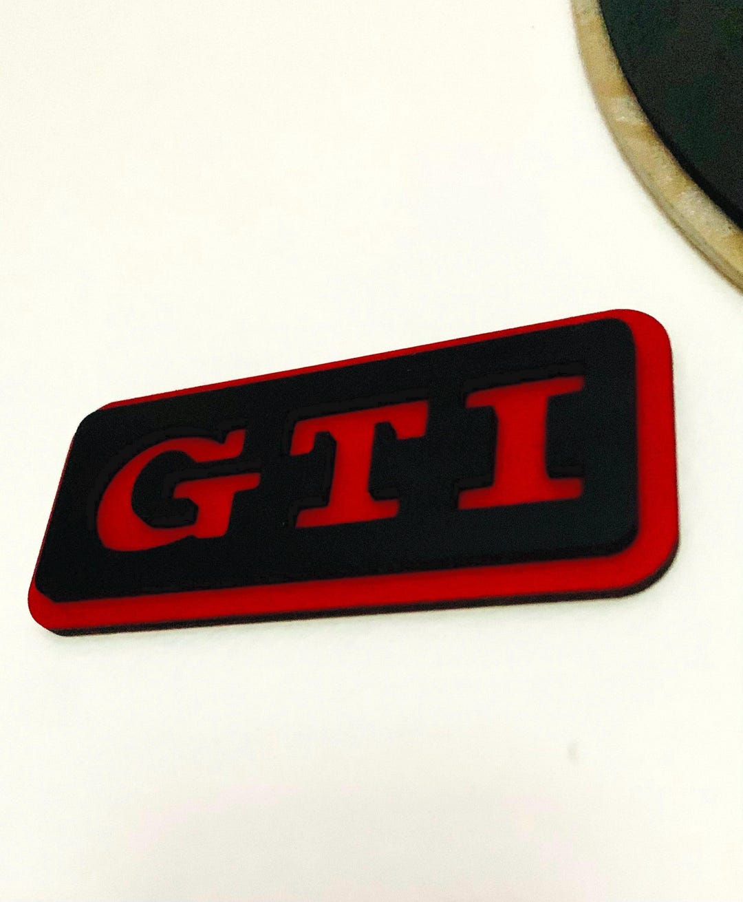 VW Golft GTI Wooden Laser Cutted Sign Wall Sign Garage Sign Room Sign ...