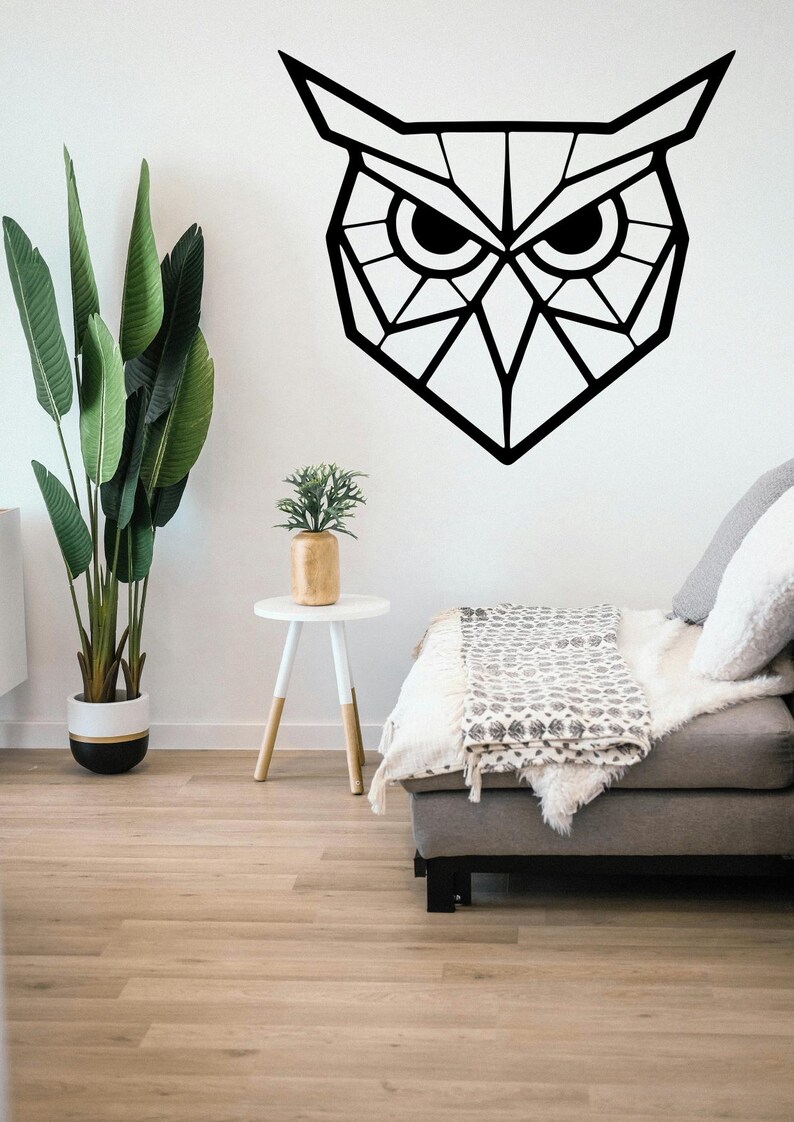 Geometric Owl Design, Laser Cut, SVG, Dxf, Pdf. - Etsy
