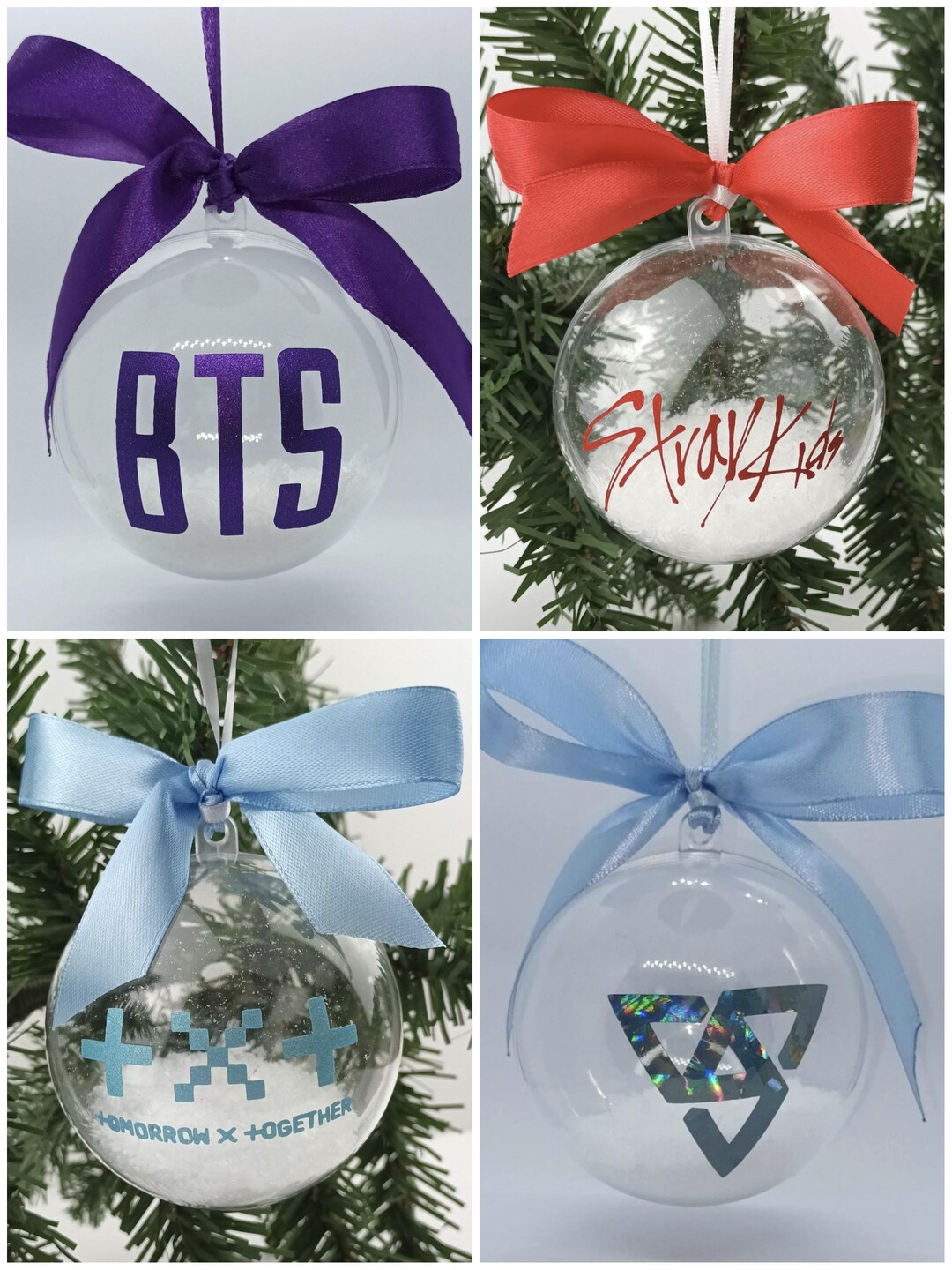 Music Baubles Kpop Boy Groups Hanging Christmas Tree Room Decoration ...