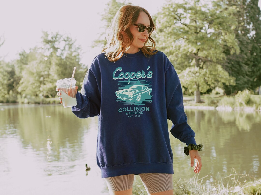 Cooper's Collision and Customs Pullover Sweatshirt | Bookish Crewneck ...