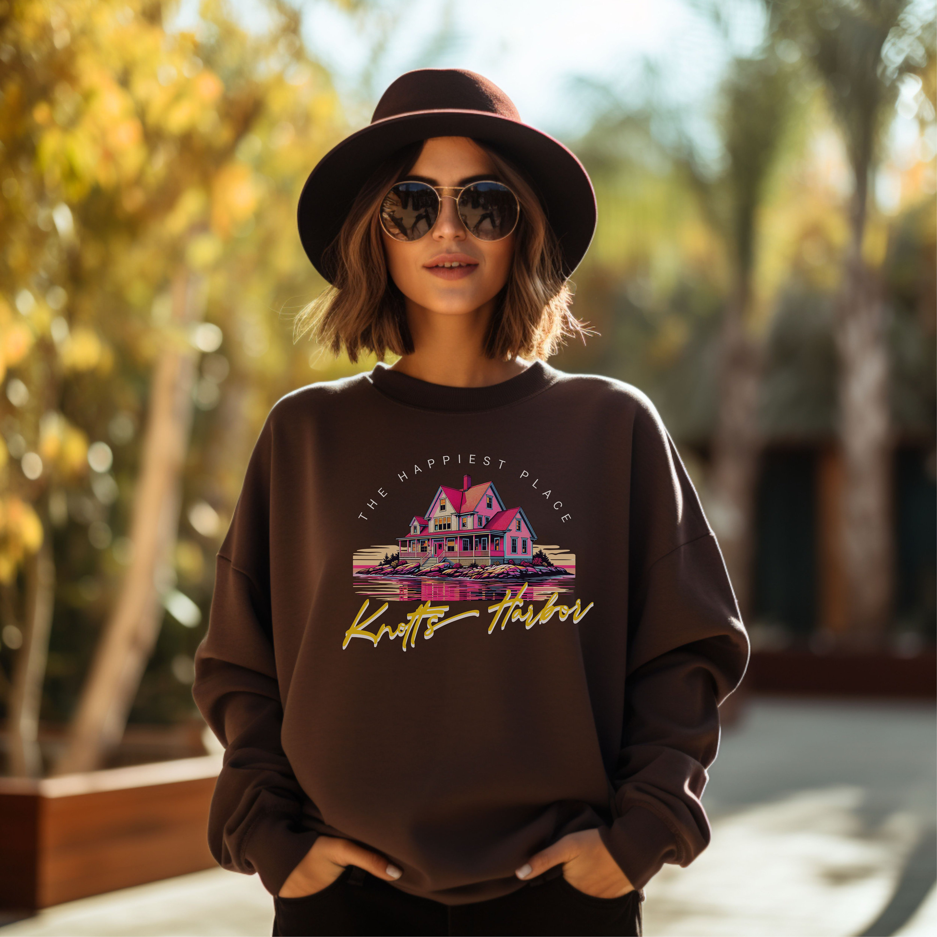 Knott's Harbor Maine Happy Place Pullover Sweatshirt Bookish Shirt Gift ...