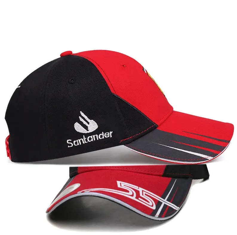 F1 Embroidered Ferrari Baseball Cap Hat Formula 1 Merch Team Clothing ...