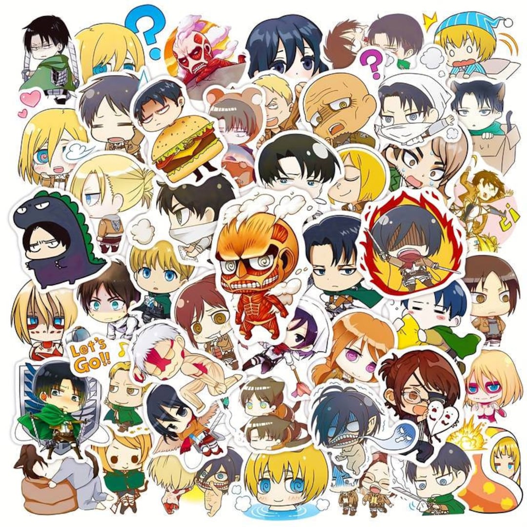 AOT Stickers Anime - Etsy