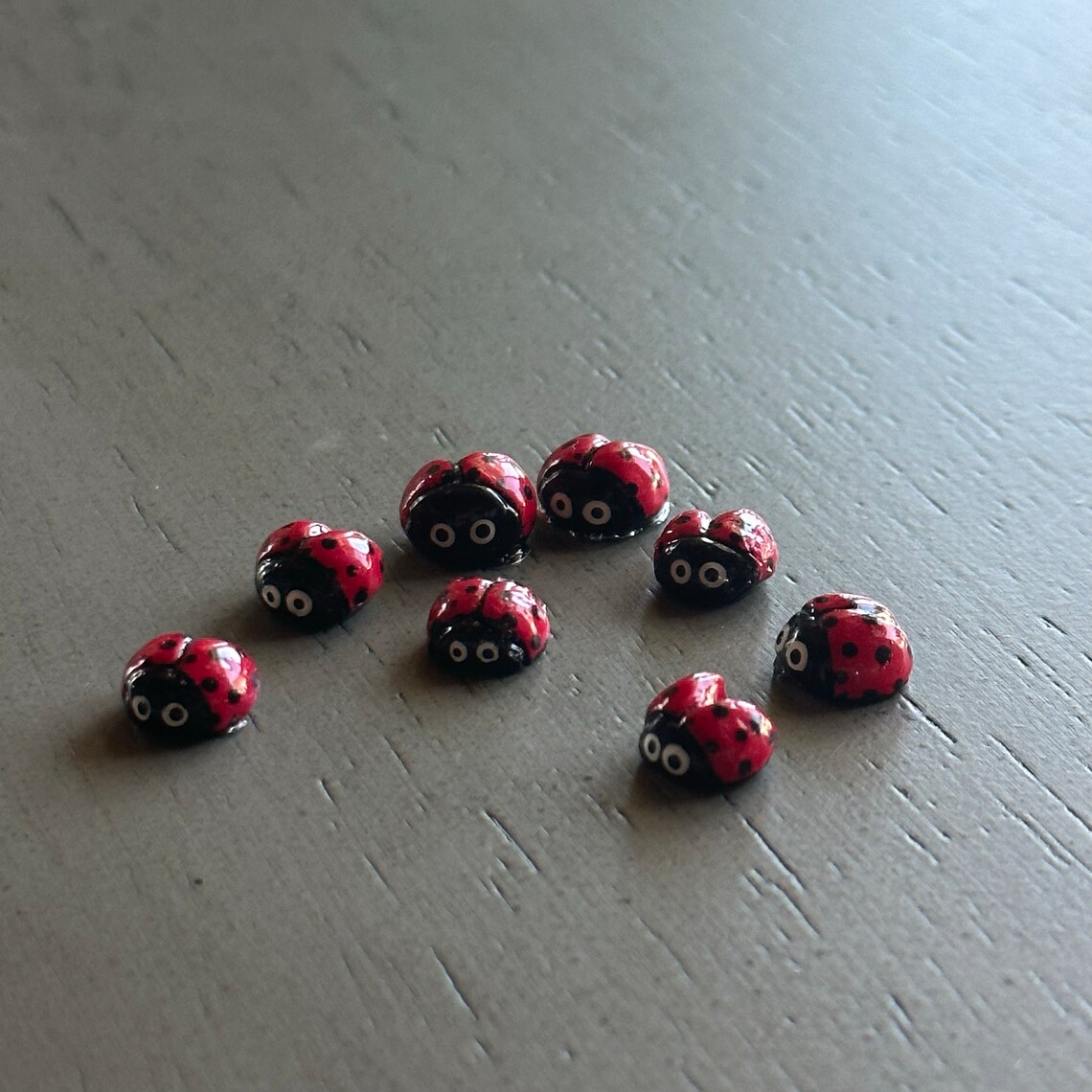 Mini Miniature Clay Ladybugs - Etsy