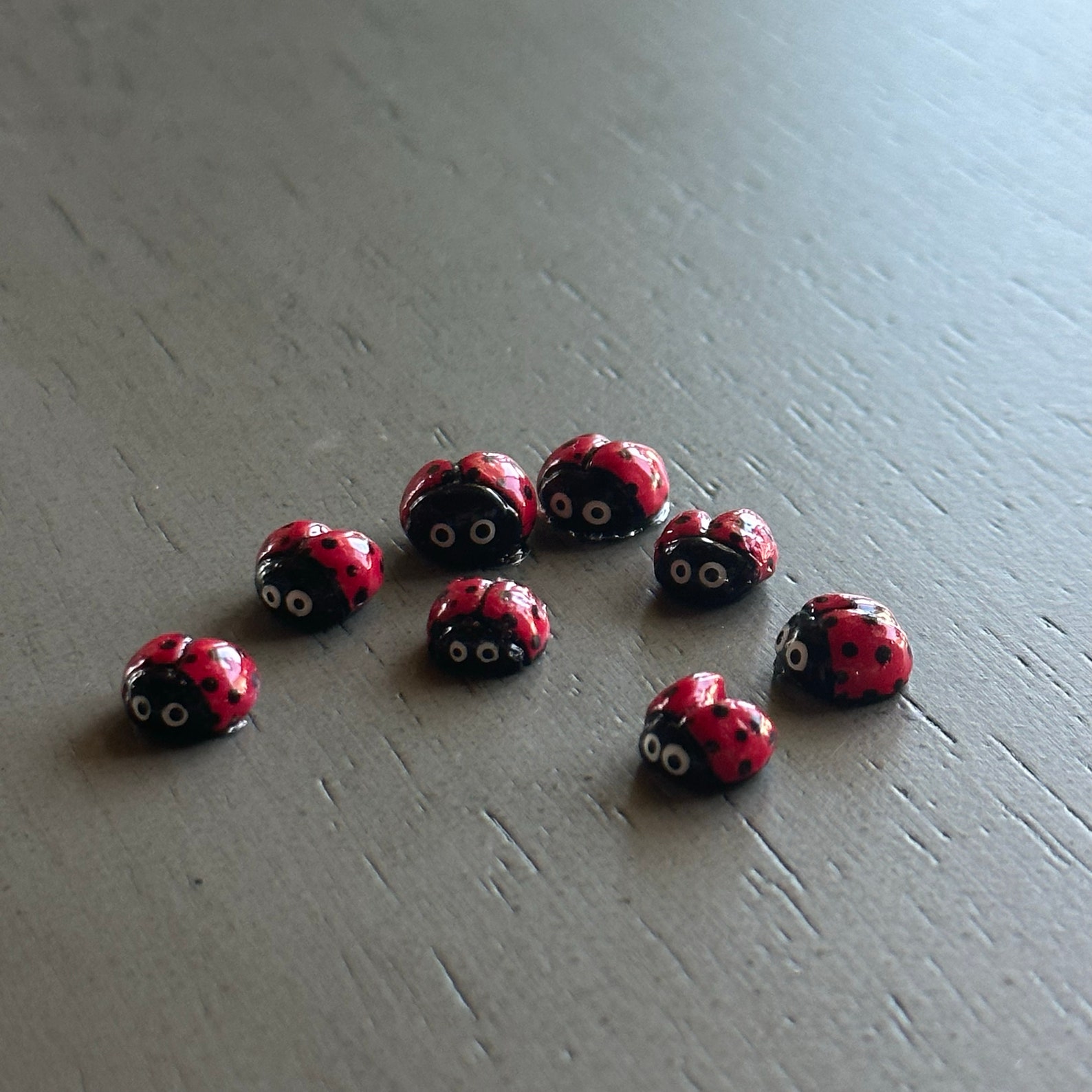 Mini Miniature Clay Ladybugs - Etsy