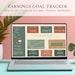 Earnings Goal Tracker: Google Sheets Income Spreadsheet (PDF Manual) - Etsy
