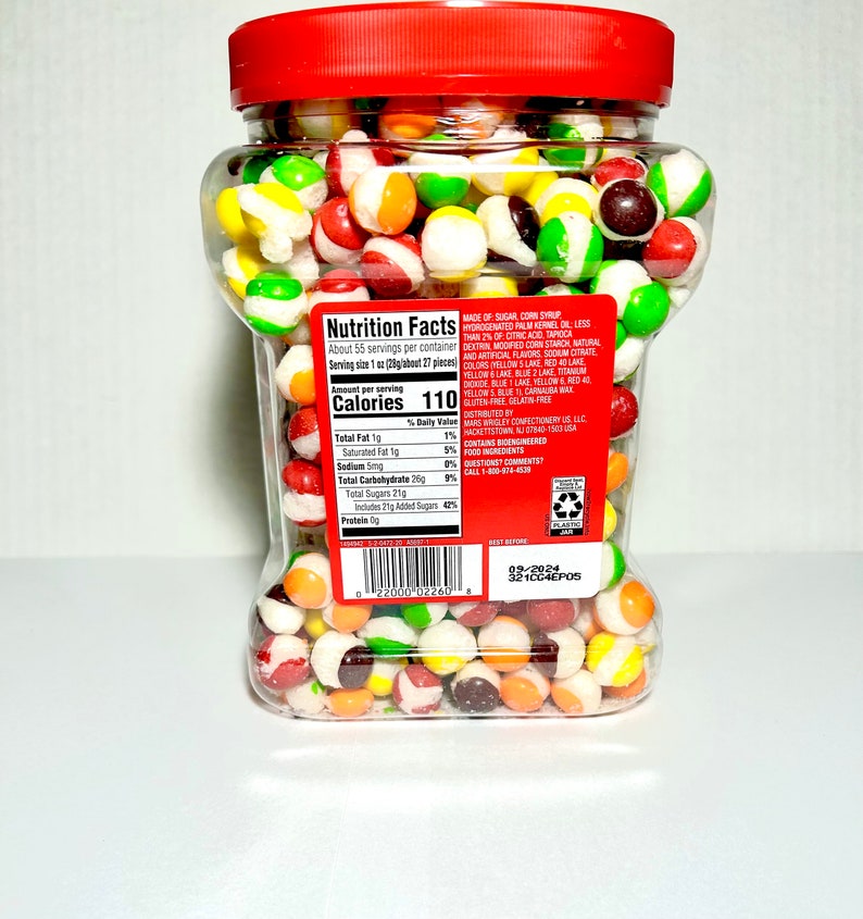 Freeze Dried Bulk Rainbow Crunch Candy Original Flavor 54oz Container ...
