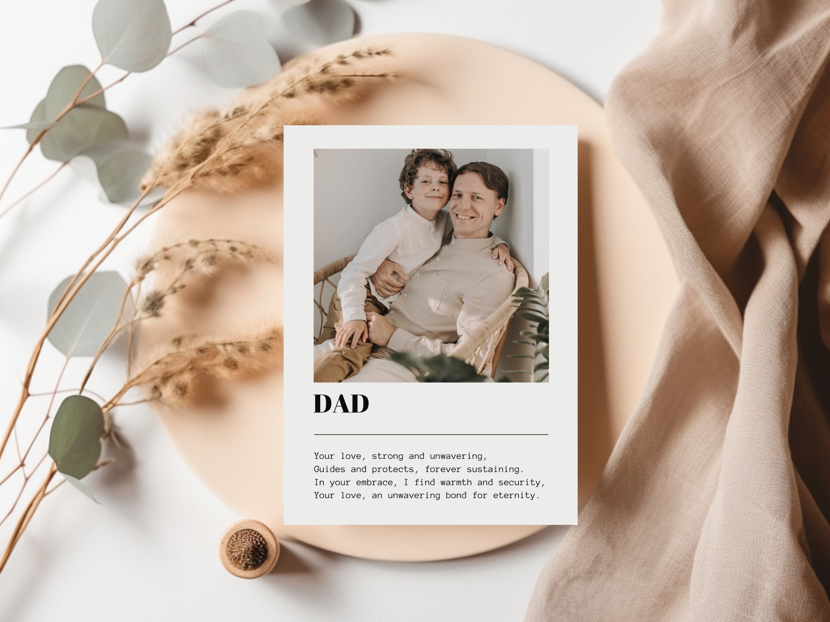 Editable Father’s Day Poster Template & Digital Father’s Day Poster ...