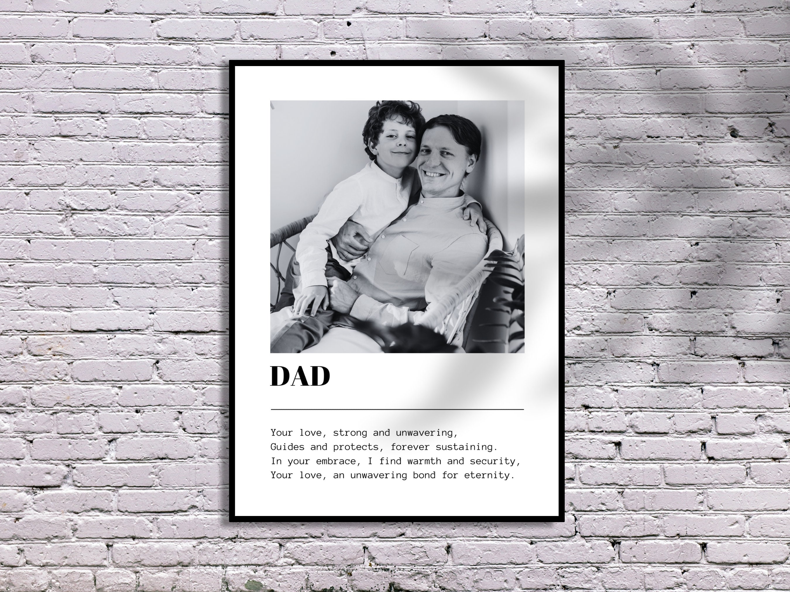 Editable Father’s Day Poster Template & Digital Father’s Day Poster ...