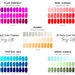 Procreate and Hex Code Color Palette Ultimate 25 Pack Gradient Palettes ...