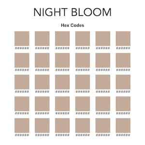 Procreate and Hex Code Color Palette - Night Bloom Gradient (30 Colors) | Procreate Tools ...