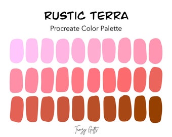 Procreate and Hex Codes Color Palette - Cactus Green Gradient (30 ...