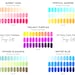 Procreate & Hex Code Color Palette - Ultimate 25 Pack Gradient Palettes ...