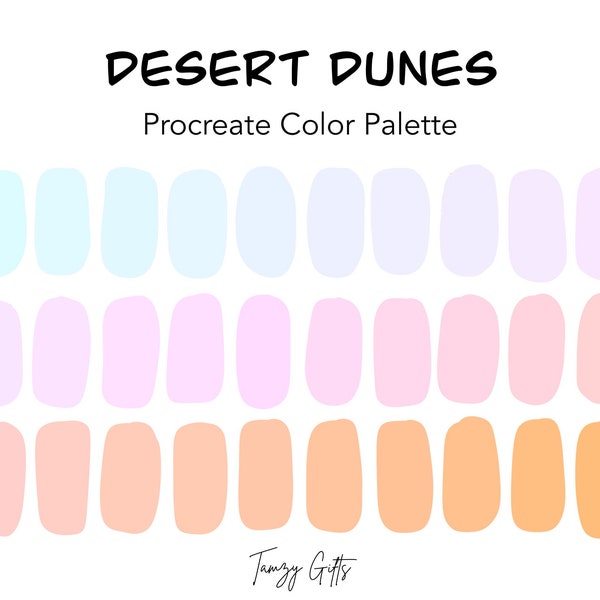 Desert Color Palette - Etsy