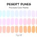 Procreate and Hex Code Color Palette - Desert Dunes Gradient (30 Colors ...