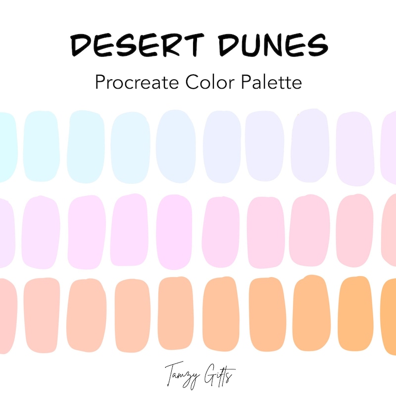 Desert Color Palette - Etsy