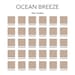 Procreate and Hex Code Color Palette - Ocean Breeze Gradient (30 Colors ...