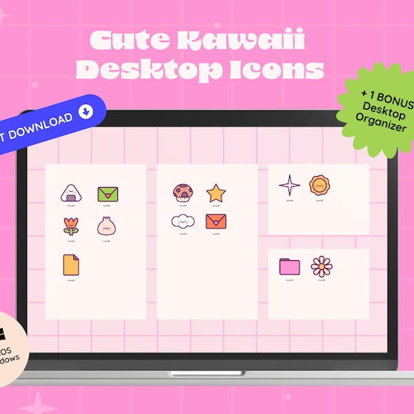 Cute Mac Desktop Decor - Etsy