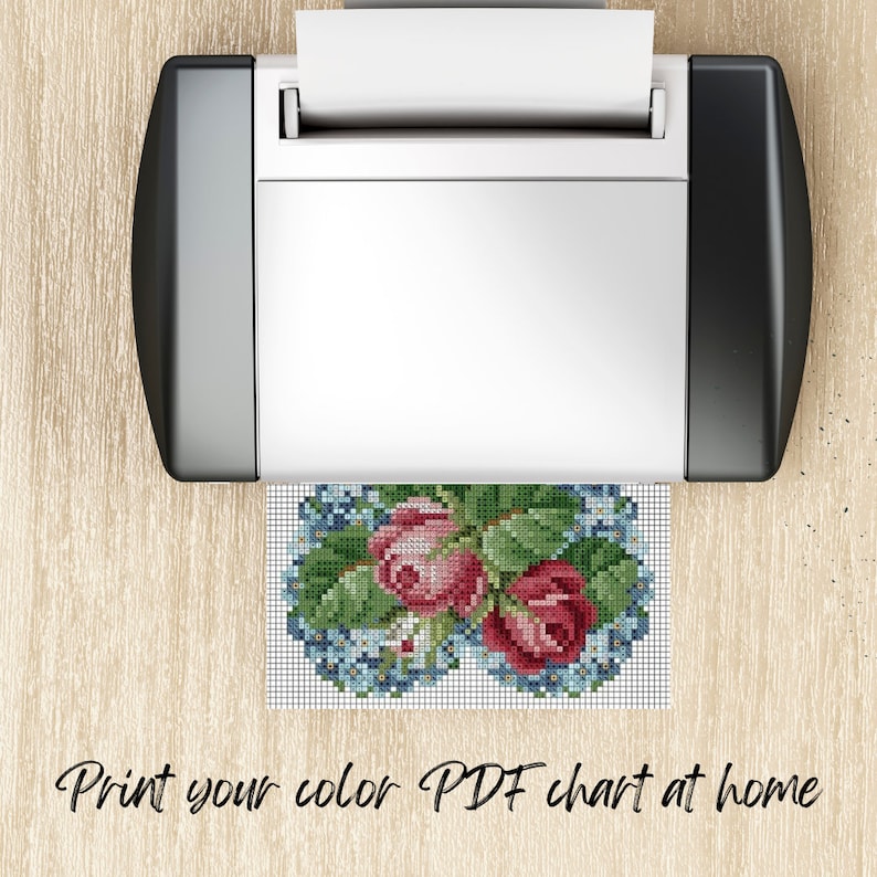 Full Coverage Counted Cross Stitch Pattern Emerald Green Castle Art ...