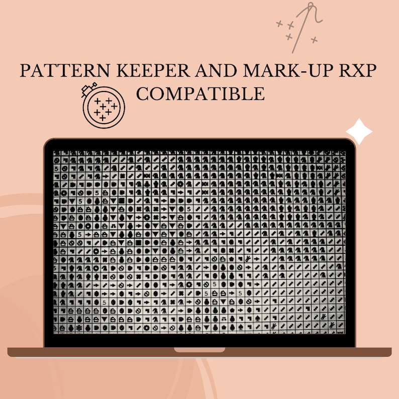 Mini Full Coverage Counted Cross Stitch Pattern Grizzly Bear Art ...