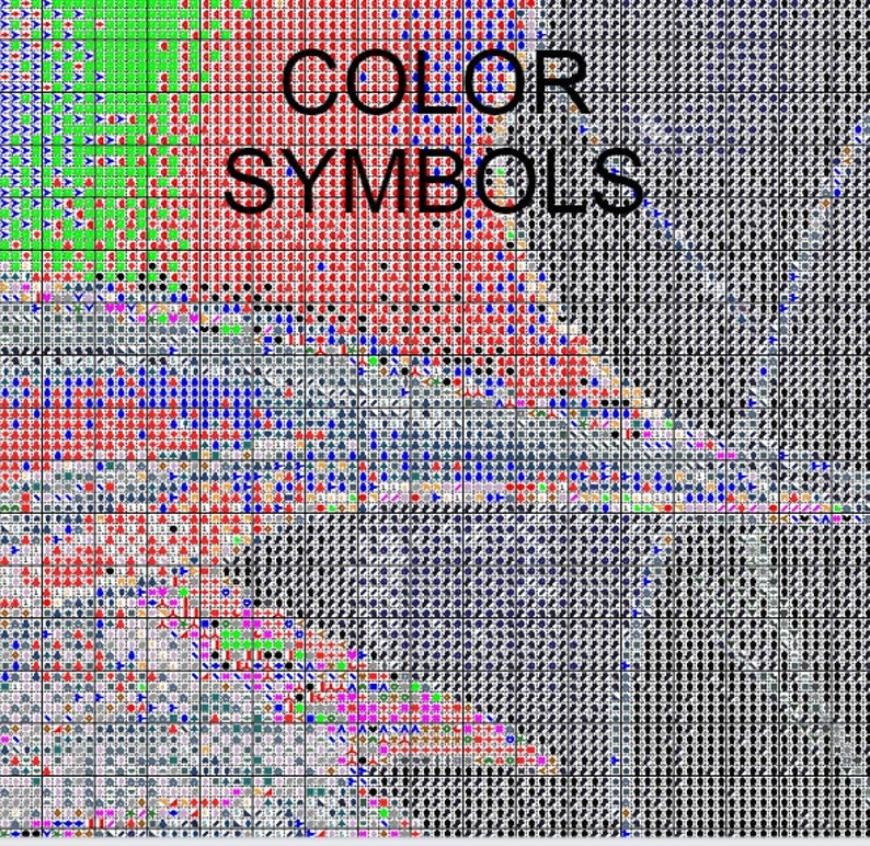 Mini Full Coverage Counted Cross Stitch Pattern Grizzly Bear Art ...