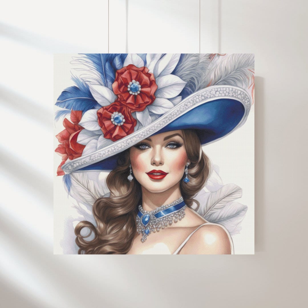 Full Coverage Counted Cross Stitch Pattern Vintage Fashion Model ...