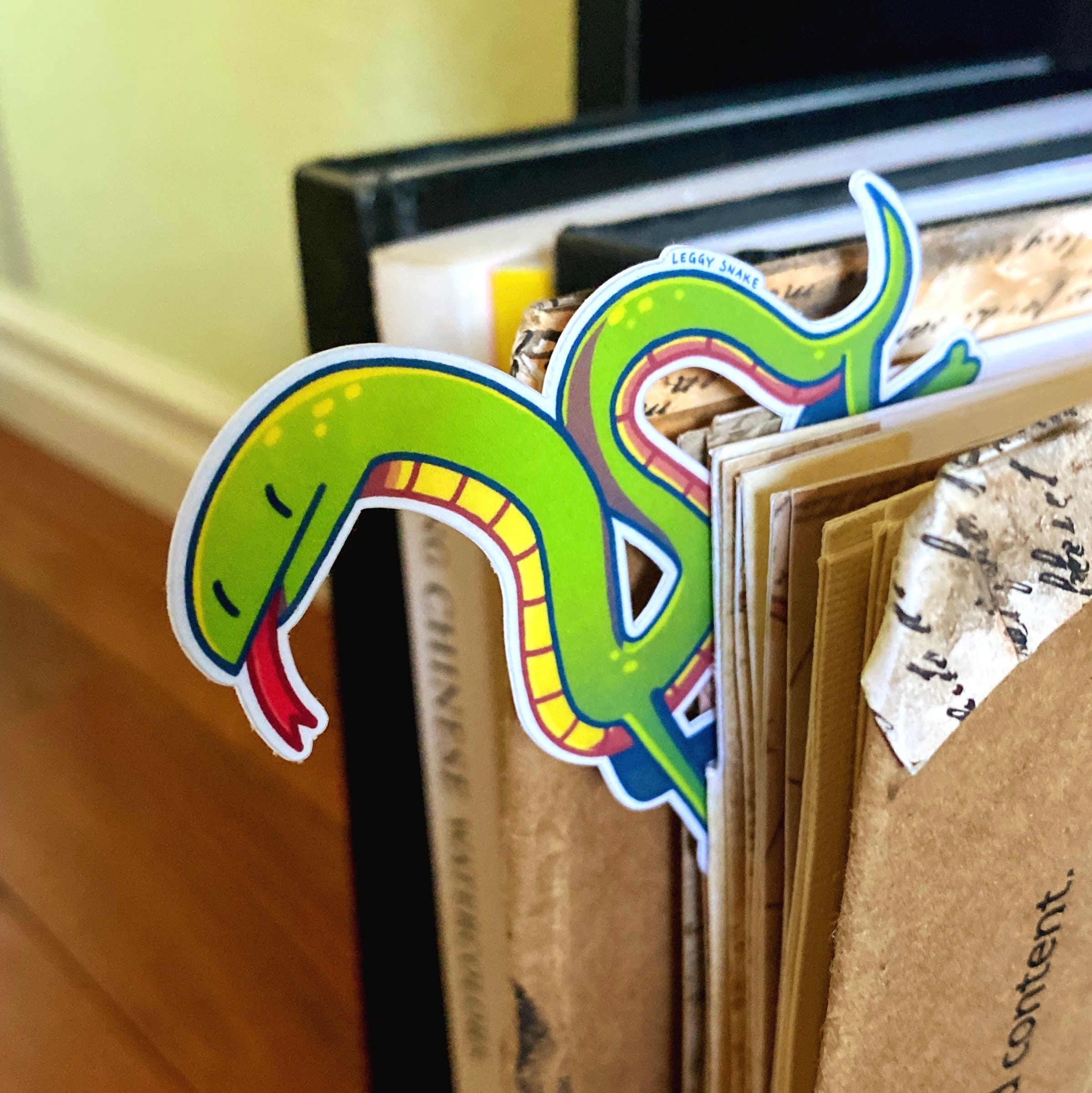 Animal Sticker, Snake Sticker//leggy Snake Vinyl Sticker// Derpy Animal ...