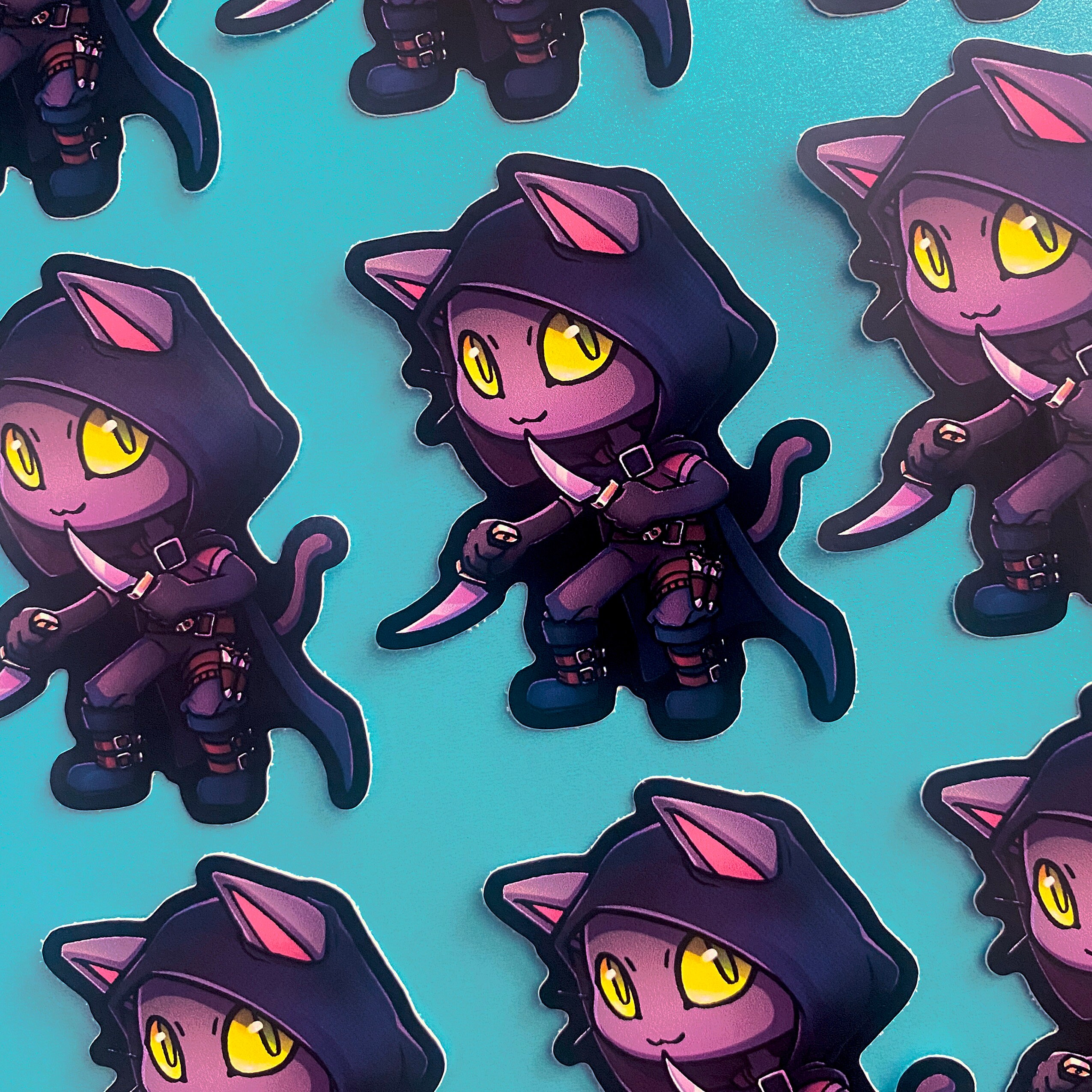 Dnd Classes as Cats: Paladin Warlock Rogue Vinyl Sticker - Etsy