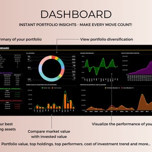 Easy Stocks Tracker Stock Trading Journal Spreadsheet Google Sheets ...