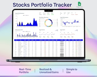 Investment Tracker Stock Portfolio Spreadsheet Google Sheets Trading ...