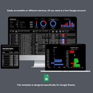 Trading Journal for Futures | Spreadsheet Google Sheets | Trading ...