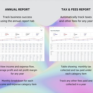 Income & Expense Tracker | Accounting Income Expense Profit | Easy ...